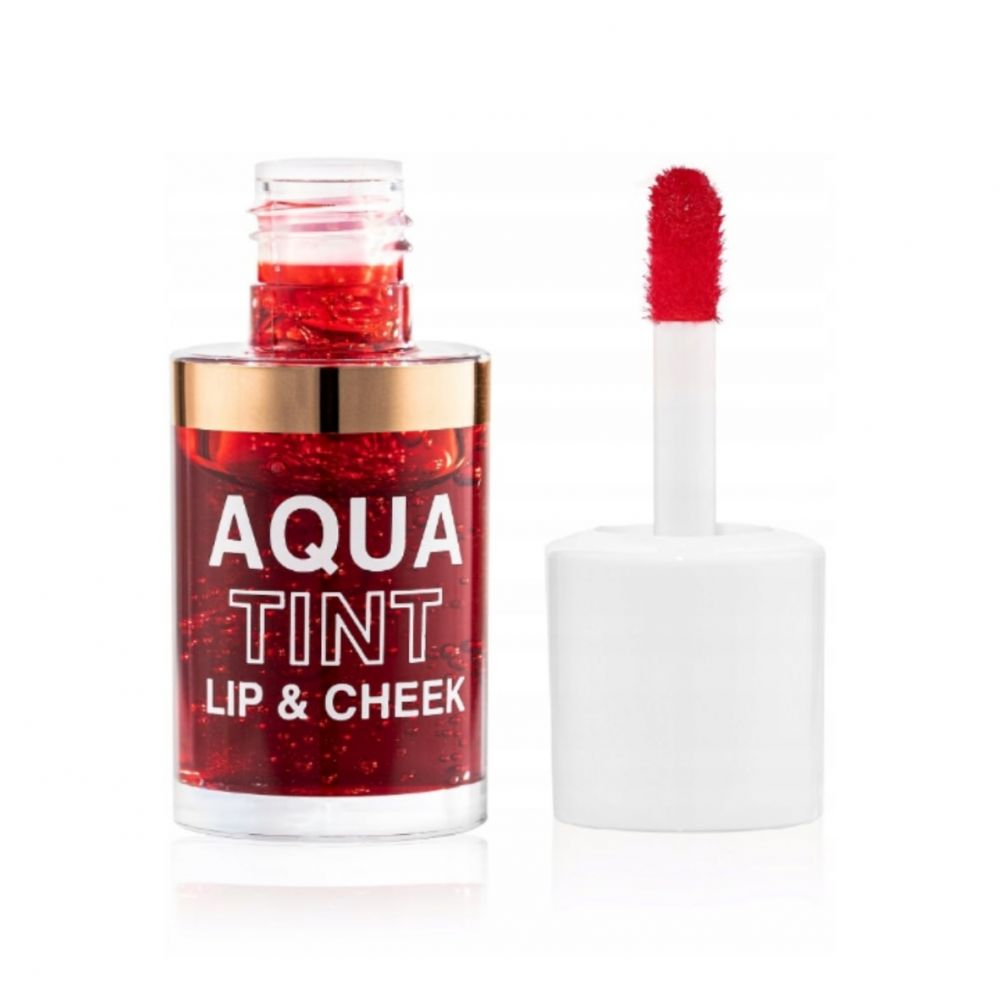 Topface tekutá rtěnka a tvářenka s kyselinou hyaluronovou Aqua Tint, 10ml | RIANO