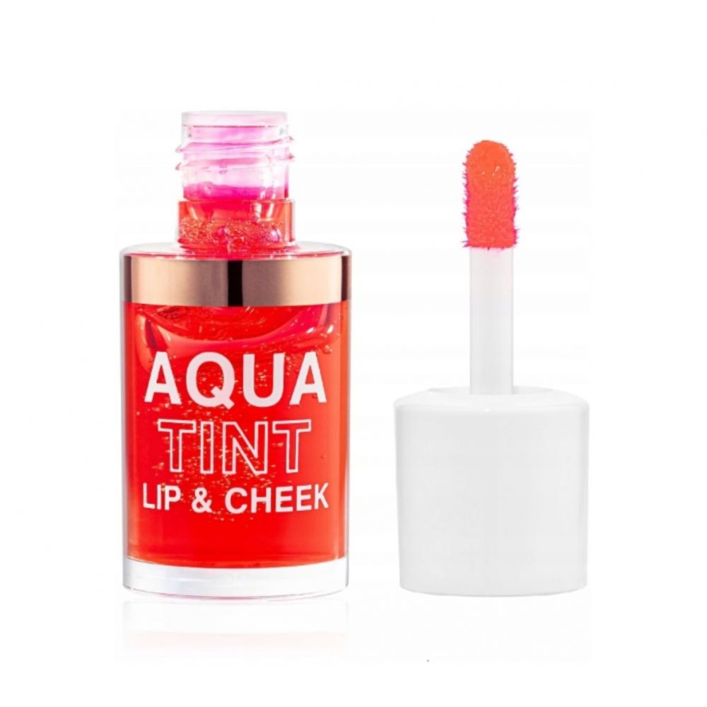 Topface tekutá rtěnka a tvářenka s kyselinou hyaluronovou Aqua Tint, 10ml | RIANO